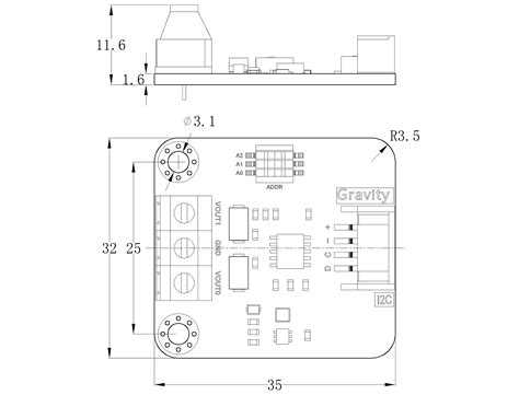 Gravity GP Channel Bit I C To V V DAC Module RobotShop