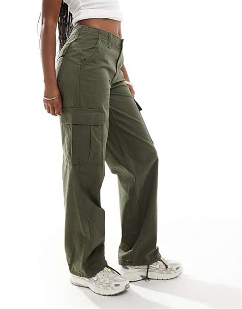 Pantalones Cargo Caquis Holgados 94 De Levis Asos