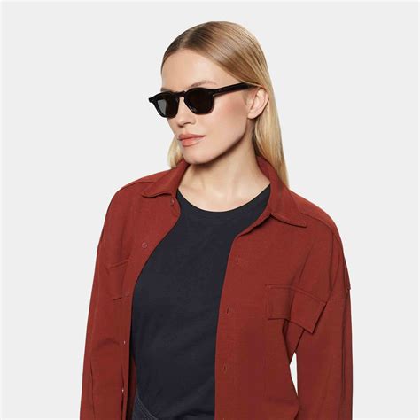 Square Total Black Sunglasses Cord Tbd Eyewear