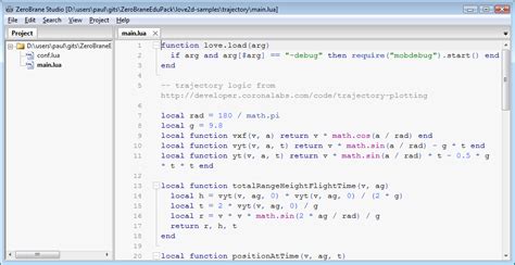 Zerobrane Studio Lua Ide V Is Out Page L Ve
