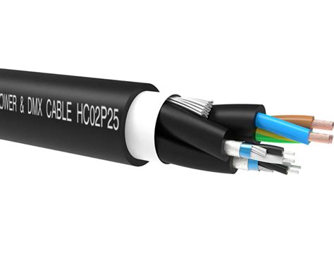Hc04p15 Hybrid Cables 4 X Dmx Cable And Power 3g15 Propaudio