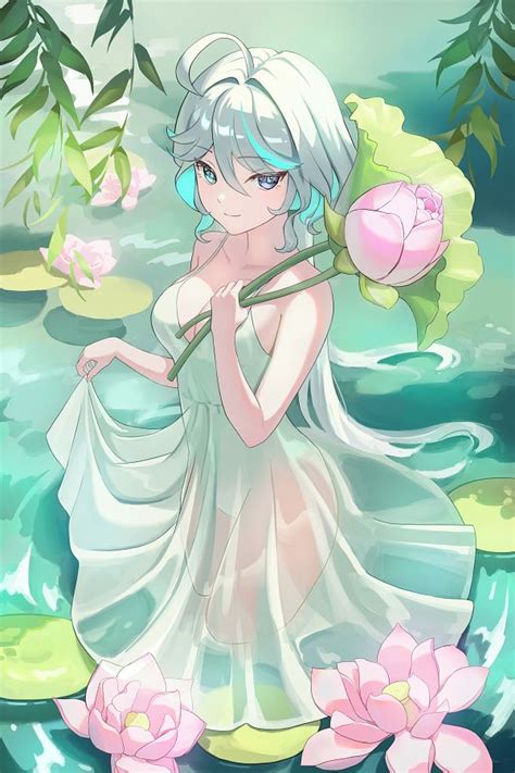 Furina De Fontaine Genshin Impact Mobile Wallpaper By Pixiv ID