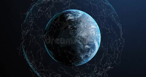 Animation Of Network Of Connections Over Globe Stock Footage Video Of