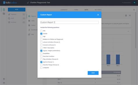 Viewing And Creating Custom Reports — Kobotoolbox Documentation