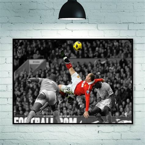 Manchester United Poster Wayne Rooney Etsy