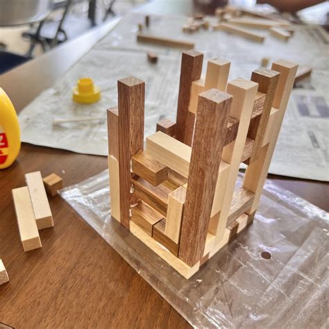 寄木細工とドットアートをミックス！簡単な作り方で楽しく木工作。マインクラフトが役立つ！題材。モザイクアート。夏休みの自由工作にも！ 甲斐