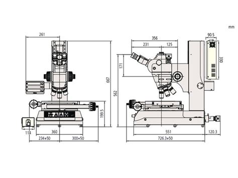 Mf Advanced Toolmakers Measuring Microscope Contact Mitutoyo