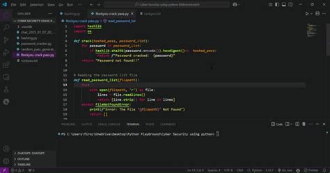 firoz shaikh on linkedin python cybersecurity ethicalhacking hashlib sha256 programming…