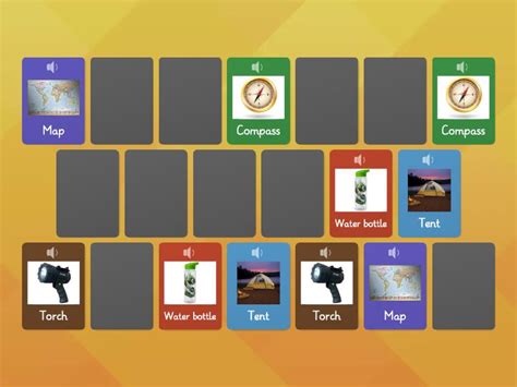 Unit 6 Vocabulary Matching Pairs