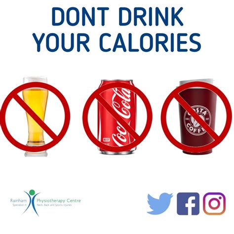 Dont Drink Your Calories Rainham Physio