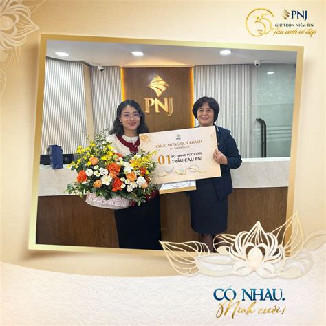 PNJ đã tìm ra khách hàng sở hữu Bộ sưu tập Trang sức Cưới Trầu Cau PNJ