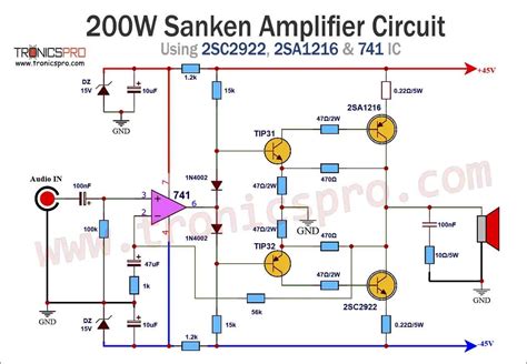 200w Power Amplifier Schematic Diagram Pcb Design