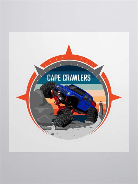 Compass Logo Sticker Various Sizes Capecrawlers