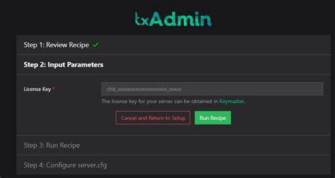 Initial Setup Fivem Vexyhost Docs