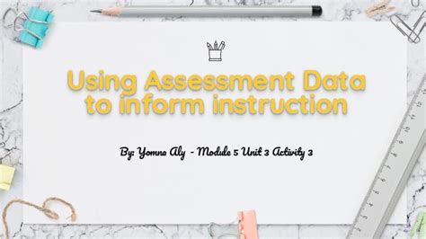using assessment data to inform instruction at emaze presentation