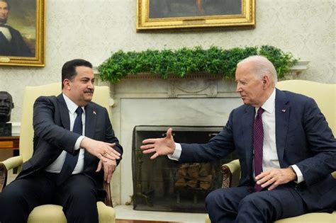 La Jornada Se Reúne Biden Con Primer Ministro De Irak Para Evitar