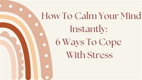 PPT How To Calm Your Mind Instantly 6 Ways To Cope With Stress