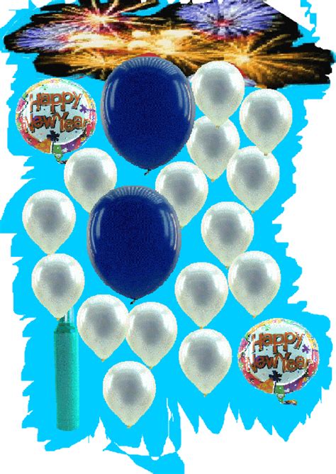 Frohes Neues Jahr Mit Ballons