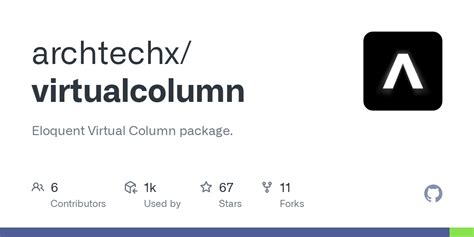 Github Archtechx Virtualcolumn Eloquent Virtual Column Package