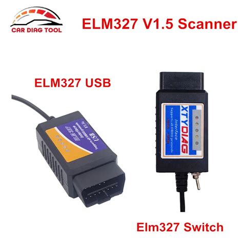 Newly USB ELM327 ELM 327 V1.5 Vehicle Diagnostic Scanner Support For ...