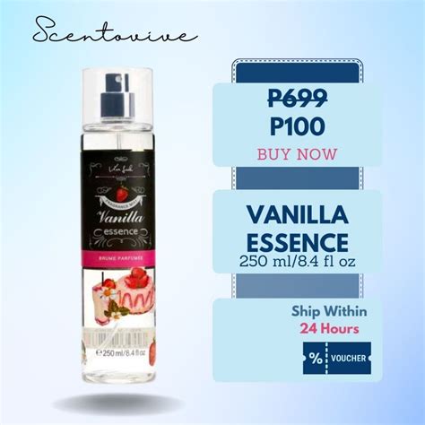 V V Love Perfume Collection Brume Parfumee Fine Fragrance Mist Ml Vanilla Essence VV Love