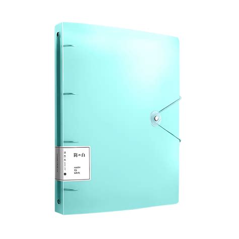Qholemyo A4 Four Hole Punching Binder File Organizer Folder Data Book Storage Document Folder