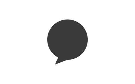 Communication Button Design Illustration Template