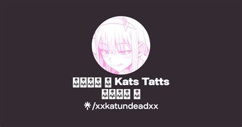 𖤐⭒๋࣭ ⭑ Kats Tatts 𖤐⭒๋࣭ ⭑ Tiktok Linktree