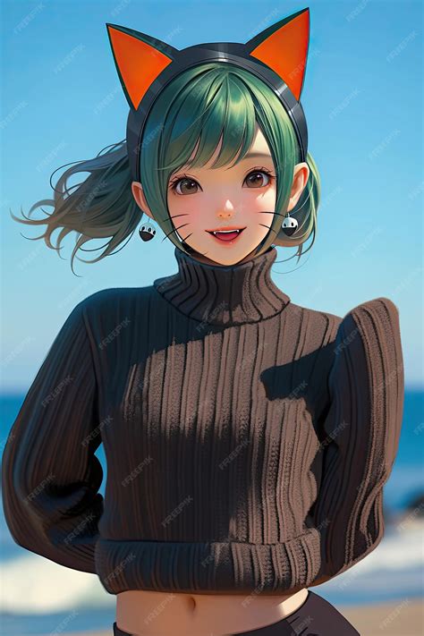 Premium Ai Image Beautiful Cute Anime Girl