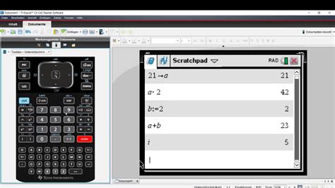 Rechnen Mit Variablen Nspire Cx Cas Youtube