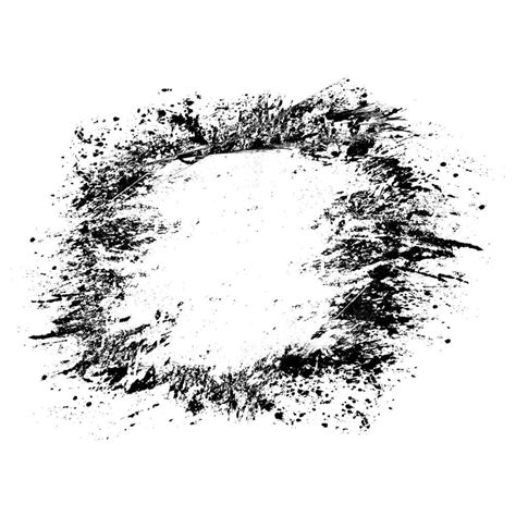 Negro Tinta Manchas En Blanco Antecedentes Vector Negro Tinta Salpicar