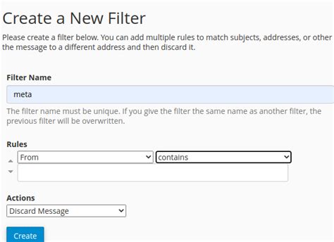 webmail setting email filters made easy