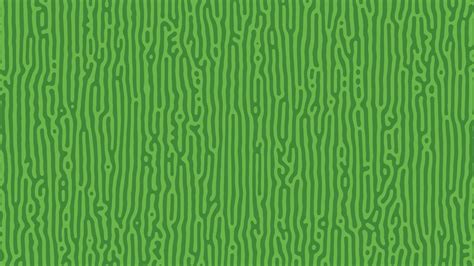 Green Turing Reaction Background Abstract Diffusion Pattern With Chaotic Shapes Vector