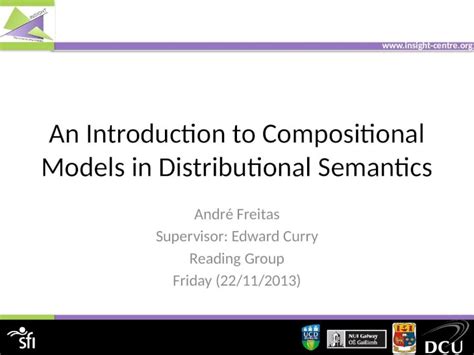 Pptx An Introduction To Compositional Models In Distributional