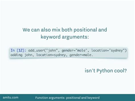 Function Arguments In Python Pdf