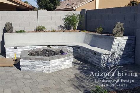 Corner Fire Pit Ideas The Concrete Is Protected By The Fire Brick And