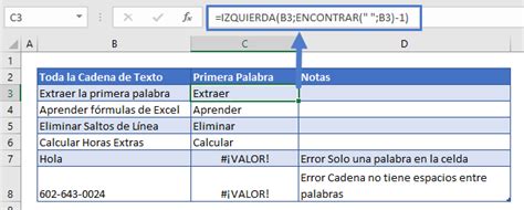 Obtener Primera Palabra En Excel Y Google Sheets Automate Excel