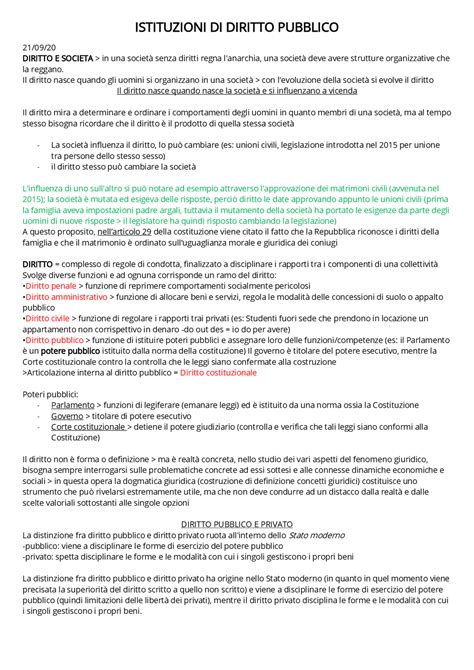 Appunti Diritto Pubblico Docsity