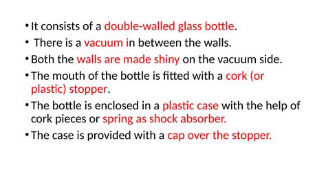 Thermos Flask Class 7 Heat Insulation Pptx