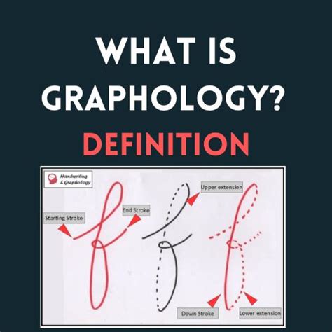 Handwriting Analysis Chart With List Of Traits Handwriting