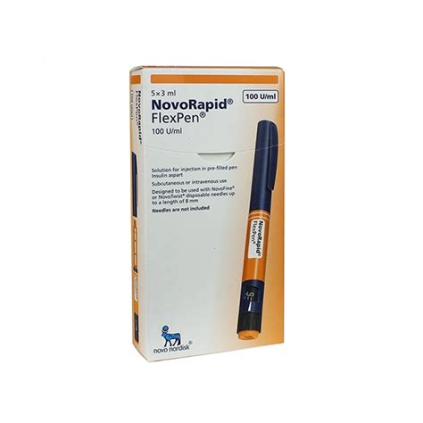 Buy Novorapid Flexpen 100u Ml Convenient Fast Acting Insulin Solution