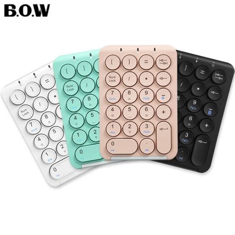 BOW Keys Wireless Number Pad Rechargeable Bluetooth Numeric Keypad