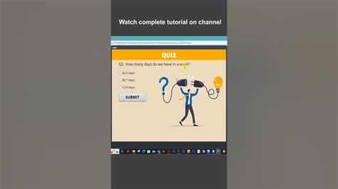 Articulate Storyline Quiz Tutorial Youtube