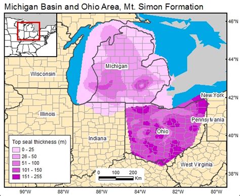 Mt Simon Formation Michigan Basin And Ohio Area 07 Gulf Coast