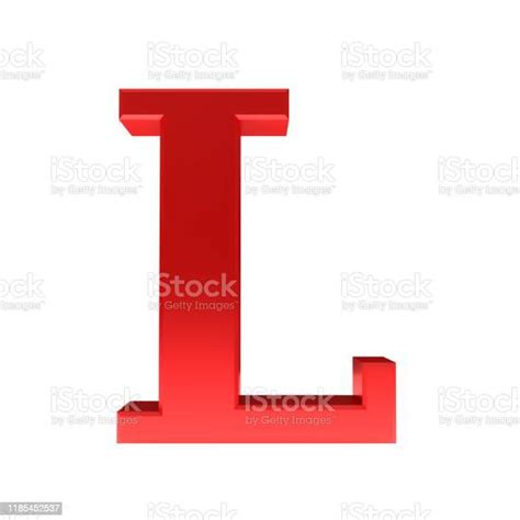 字母 L 大寫字母字母 字母 紅色 字體 3d 渲染插圖符號字元 文本圖形剪切在白色背景上 照片檔及更多 剪裁圖 照片 剪裁圖 大寫字母