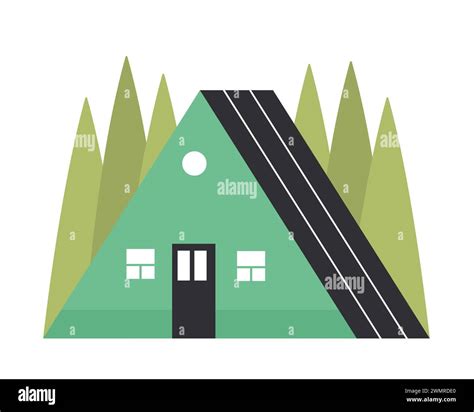 Tiny Triangle House Countryside Cozy House Residential Building