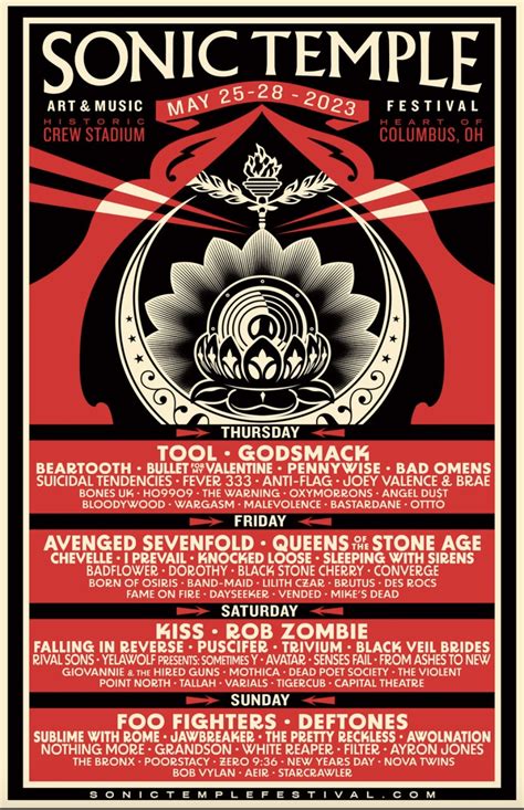 How To Get Tickets To Sonic Temple Arts Music Festival 2023