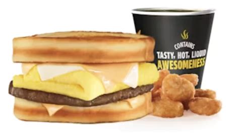 Carls Jr Grilled Cheese Breakfast Sandwich Combo Price Nutrition