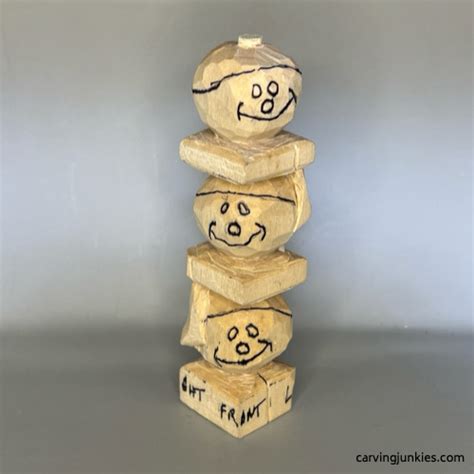 Snowman Wood Carving With A Knife Tutorial