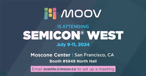 Moov Technologies Inc On Linkedin Semiconwest Semiconductor Moov